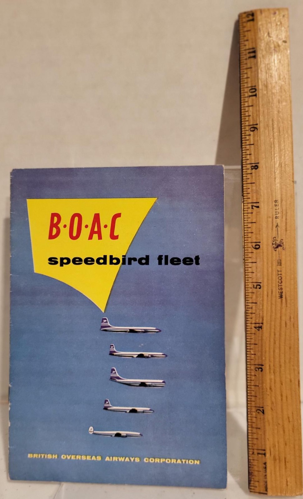 Vintage B.O.A.C. Airlines Speedbird Fleet Promotional Paperback Book | eBay