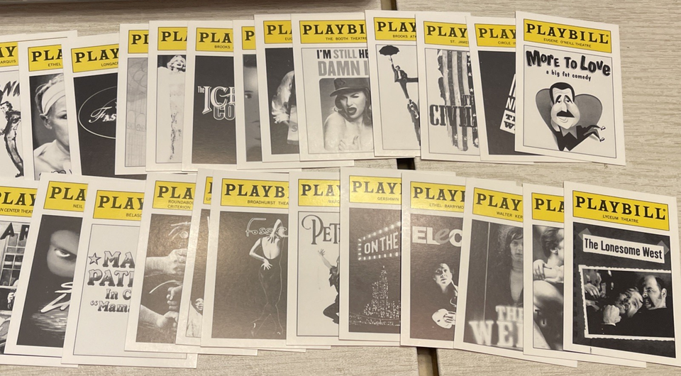 PLAYBILL CARDS 22nd Series 1998-1999 Broadway Season | eBay