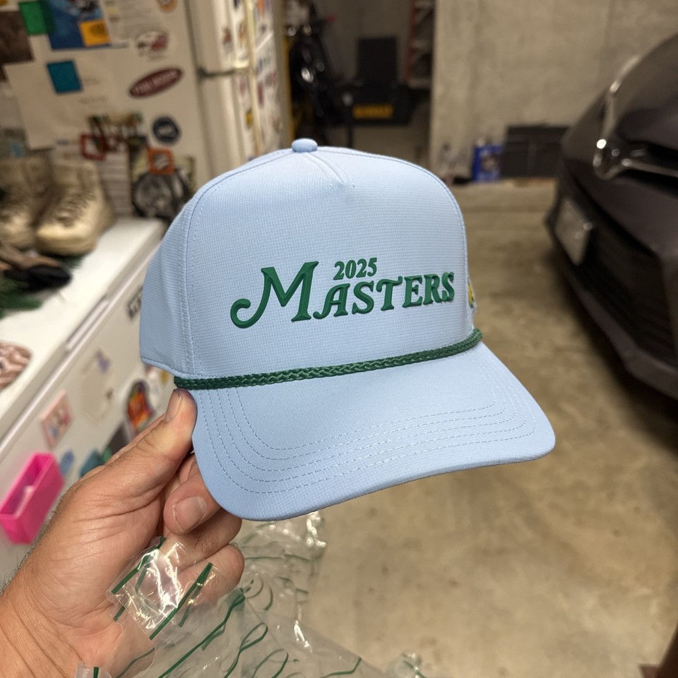 Masters Hat 2025 Blue Rope Hat Concessions | eBay