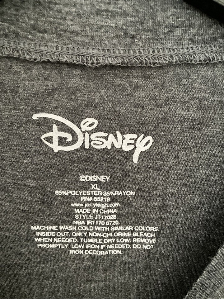 Disney Logo T-shirt Gray Women’s XL | eBay