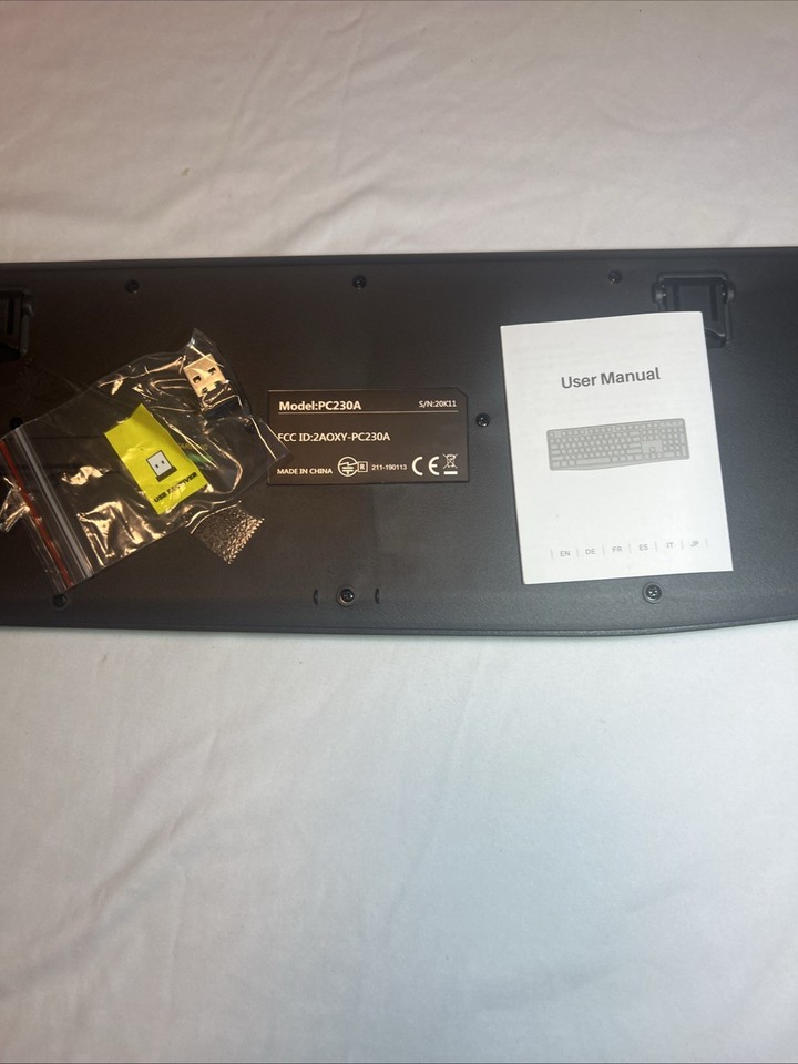 VictSing PC230A Wireless Computer Keyboard USB Black 2.4 GHz PC | eBay