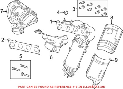 Genuine OEM Mopar Exhaust Heat Shield For Chrysler 200 68197575AA | eBay