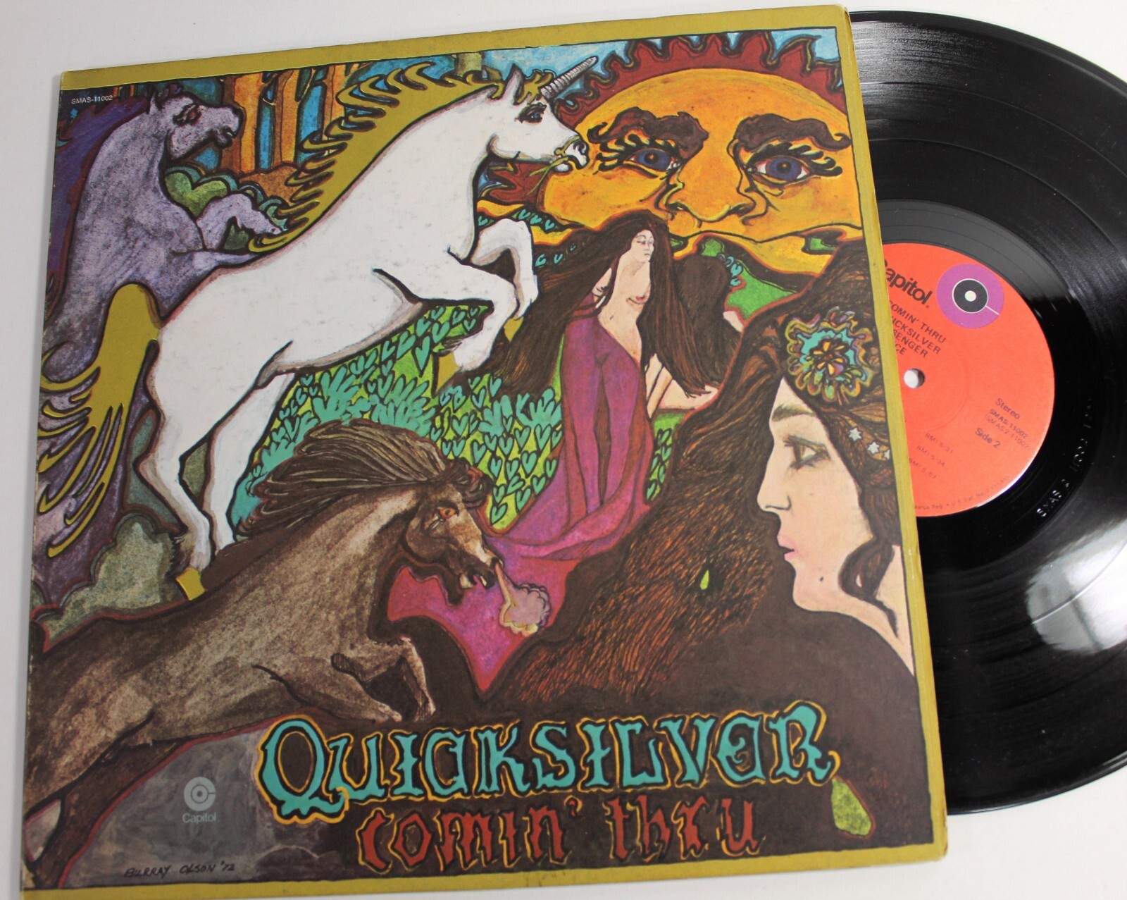 Quicksilver Messenger Service - Comin' Thru- LP - Capitol SMAS-11002 ...