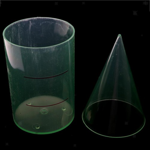 Cylindrical Cone Volume Unit Kit, Learning School Supplies | eBay Australia