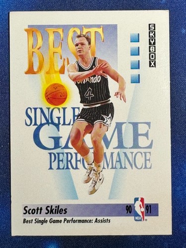 1991-92 SkyBox Best Single Game Performance #310 Scott Skiles Orlando ...