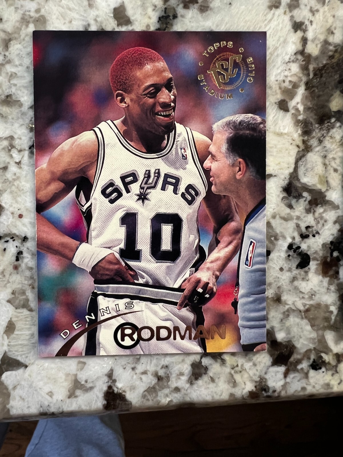 1994-95 TOPPS STADIUM CLUB CARD SAN ANTONIO SPURS DENNIS RODMAN #72 | eBay
