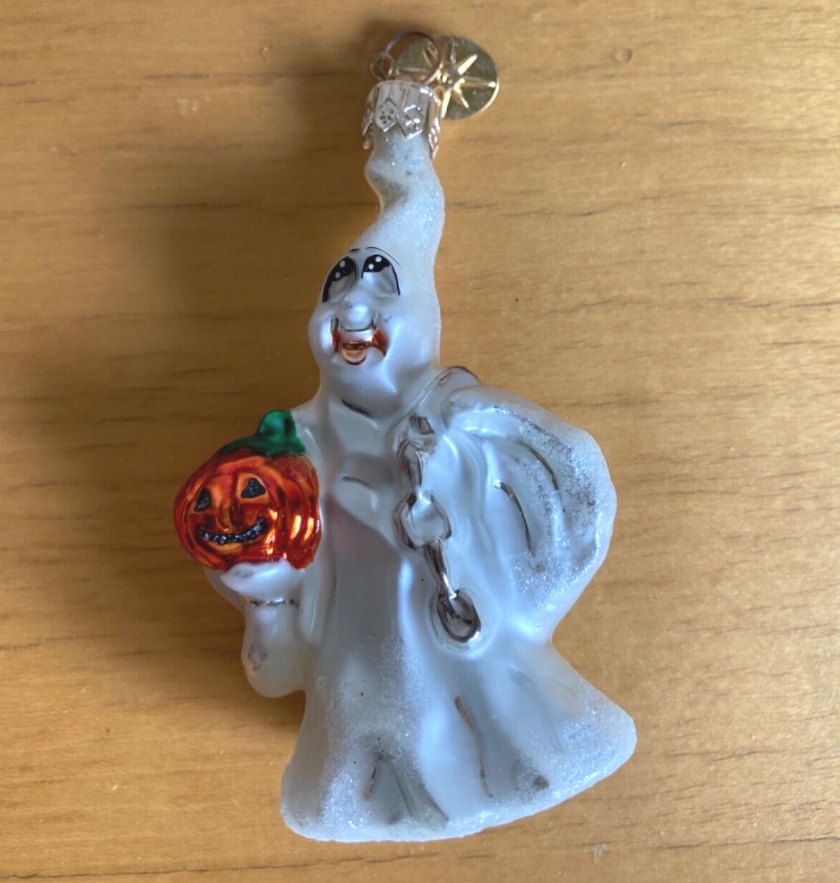Christopher Radko Shake Rattle & Roll Jr Ornament GEM Halloween Ghost ...