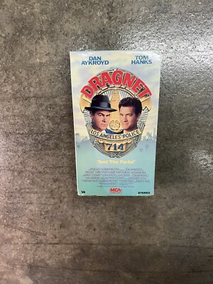 Dragnet, VHS (1987), Tom Hanks, Dan Aykroyd, Christopher Plummer | eBay
