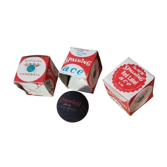 SPALDING x VINTAGE Ace Handball ball lot of 3 | eBay