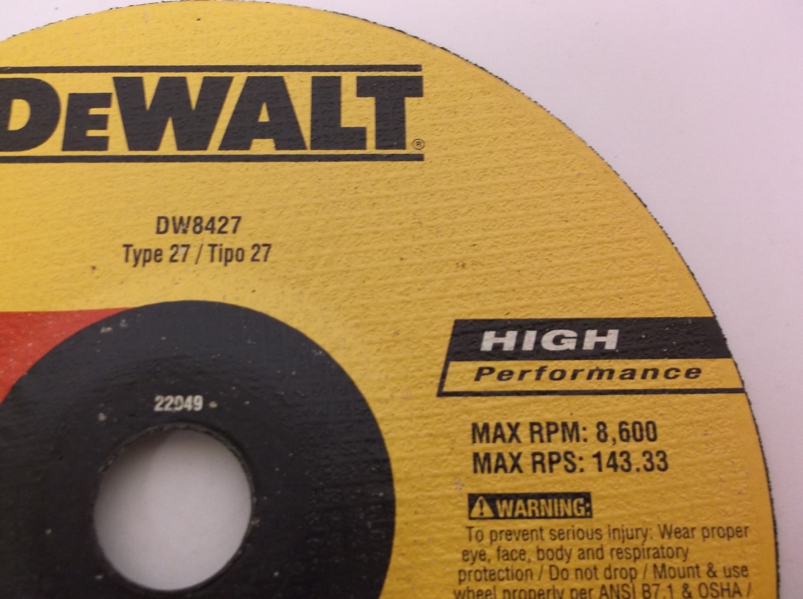 (Lot of 3) DeWALT DW8427 7"x0.045"x7/8" Cut-Off Wheels NEW (A37S) | eBay