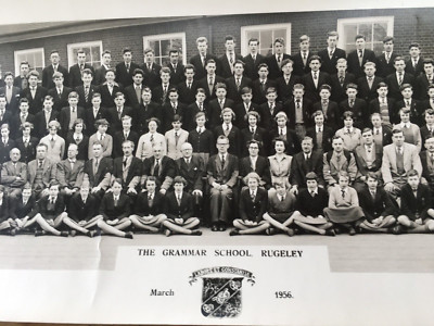 Rugeley Grammar School 1956 PANORAMIC FORMAL PHOTOGRAPH 93/21CM | eBay UK