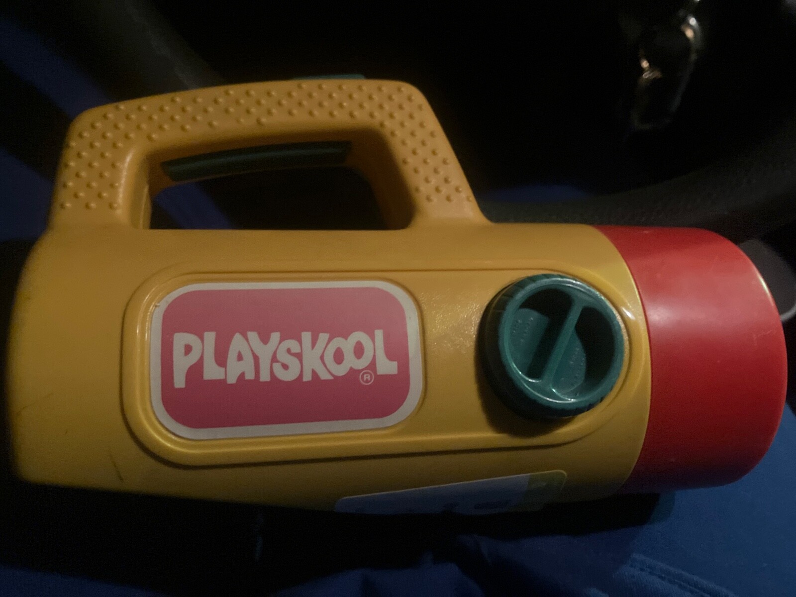 Vintage Playskool Yellow Flashlight Red Green Color Change Tested ...