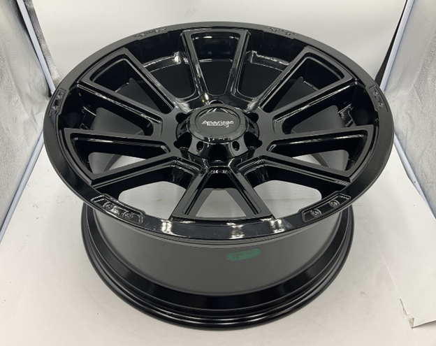 20x9 4 Wheels Rims American Racing Ar933 Intake Gloss Black 0mm 6x5.5 ...