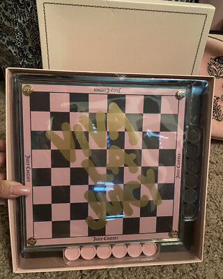 VINTAGE NEW JUICY COUTURE CHECKERS SET VERY RARE | eBay