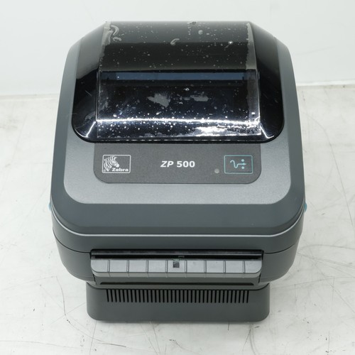 ZEBRA ZP500 DIRECT THERMAL BARCODE SHIPPING LABEL PRINTER 120740-025 T4 ...
