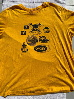 Oakley Skull Bones Poison Warning Shirt | eBay