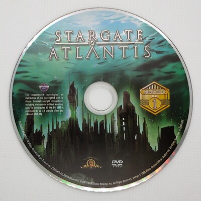 Stargate Atlantis: Season 4 - Replacement DVD Disc #1 | eBay