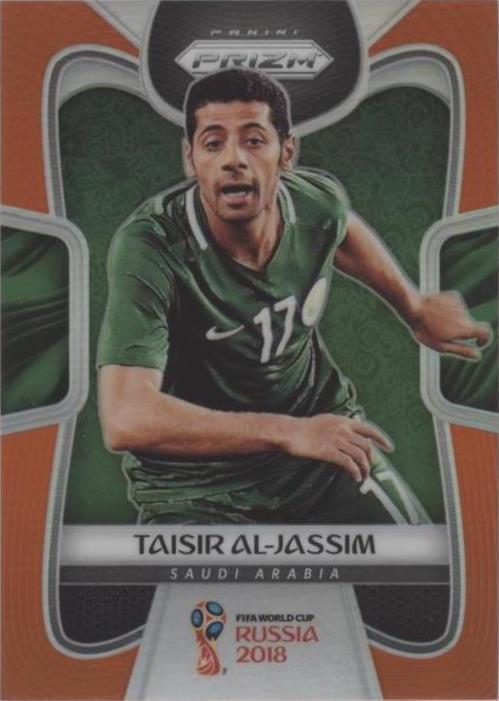 2018 Panini Prizm World Cup - Taisir Al-Jassim #176 Orange Prizm /65 ...