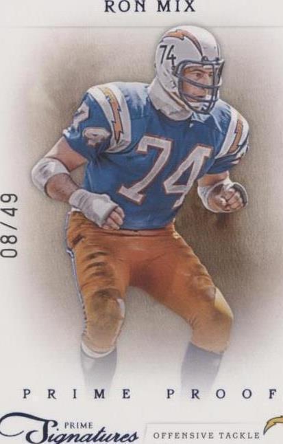 2011 Panini Prime Signatures - Ron Mix #149 Prime Proof Blue /49 for ...
