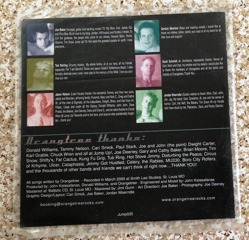 Orangetree Self Titled s/t CD Jump Up Records Ska Punk 2000 | eBay