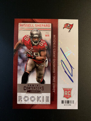 2013 Panini Contenders Russell Shepard 182 Auto Autograph RC Rookie LSU ...