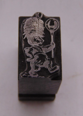 Vintage Printing Letterpress Printers Block Lead NO CLUE | eBay