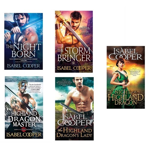 ⚔️ Lot 5 Fantasy Romance Isabel Cooper ExLib PB Nightborn Stormbringer ...