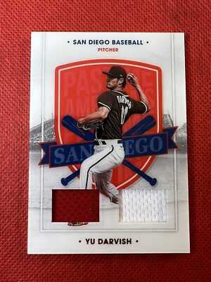 2021 PANINI CHRONICLES YU DARVISH DUAL RELIC GAME WORN JERSEY JAPAN ...