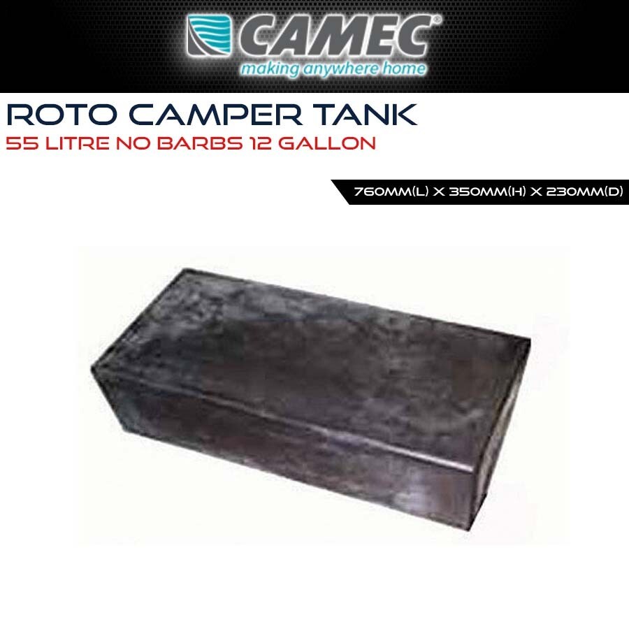 Camec Caravan Roto Water Tank No Barbs 55L Motorhome RV Camping Camper ...