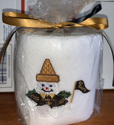 Mr Bingle Toilet Paper Holder Christmas New Orleans Saints | eBay