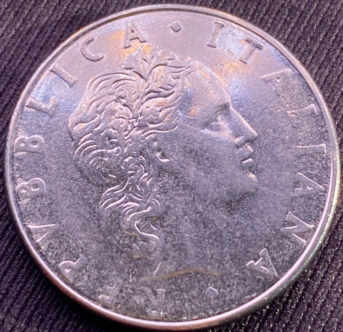 1979 Italian L50 Italy Coin Lire Repvbblica Italiana Coin. Very Good ...