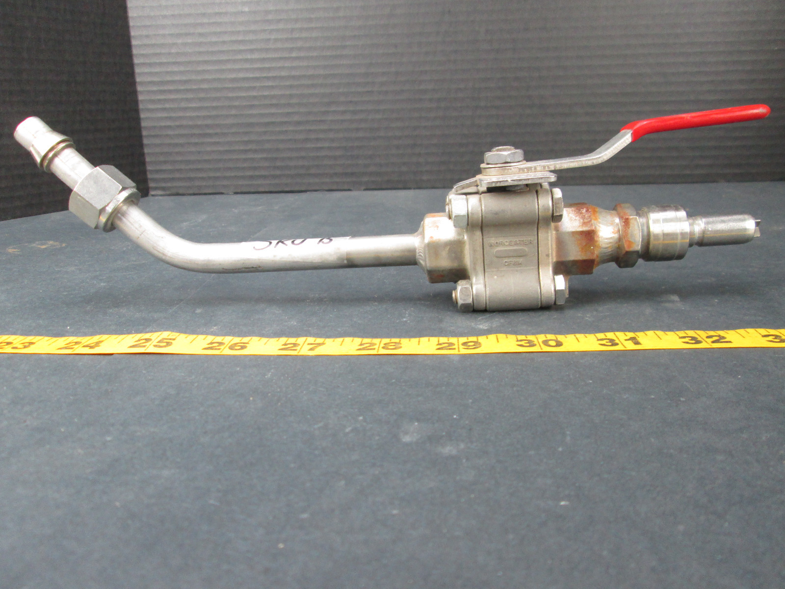 Worcester 1/2" 466T S7 R12 10 Swagelok Crawford 316 WOG Valve SKU B T ...