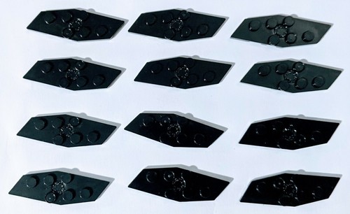 12x Black Base Plates for figures - MEGA CONSTRUX RPK s19/23 | eBay