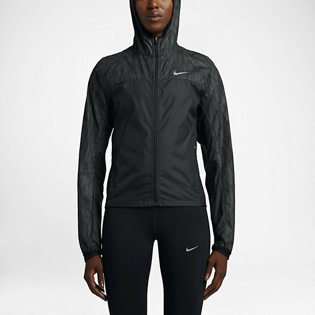 Nike Shield Flash Repel Racer Women's Reflective Print Running Jacket ...