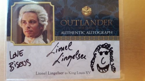 VARIANT Cryptozoic Outlander Season 2 Lionel Lingelser Autograph ...