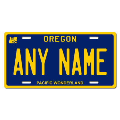 Personalized Oregon License Plate for Bicycles, Kid's Bikes & Cars Ver ...