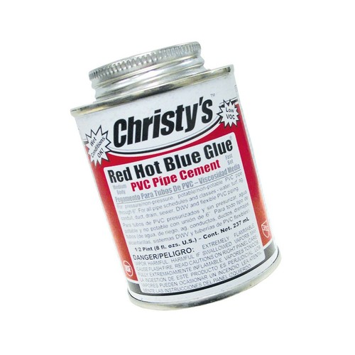 Christy's Low VOC Red Hot Blue Glue PVC Pipe Cement 505197 - 1 Each for ...
