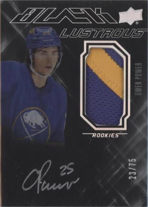 2022-23 SPx - Ud Black Lustrous Rookie Patch Auto Owen Power #LRAP-OP ...