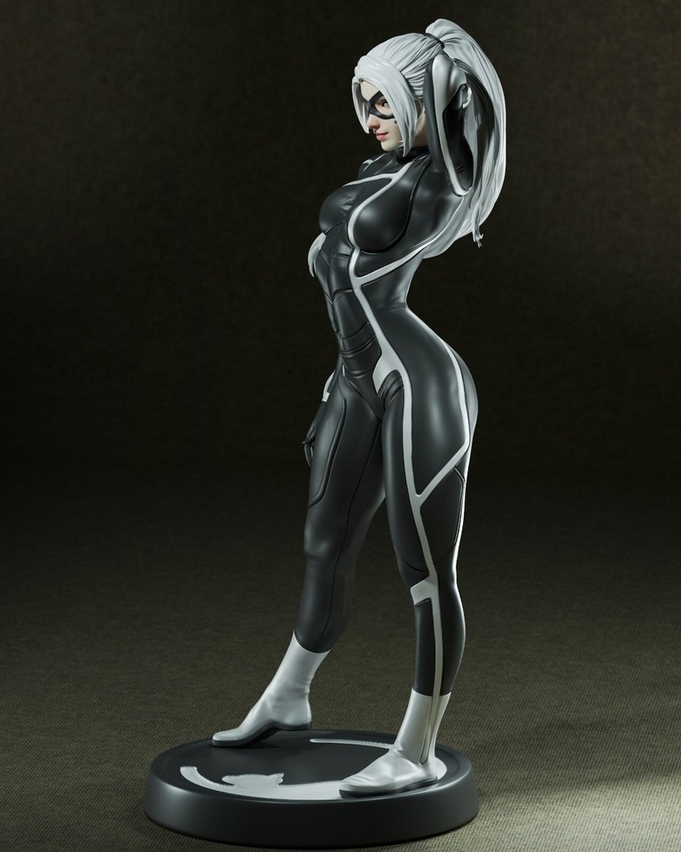 Black Cat Fan Art Resin Statue Pro Painted 1/6 Scale - Made To Order ...