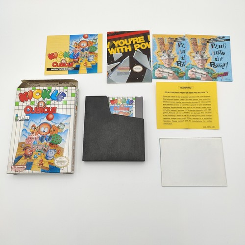 Nes Kickle Cubicle Complete In Box CIB W/ Poster Manual,Reg Card ...