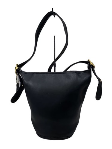 COACH Shoulder Bag Leather BLK 9953 | eBay