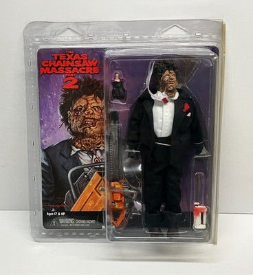 Neca Texas Chainsaw Massacre LEATHERFACE part 2 Clothed 8" Figure | eBay