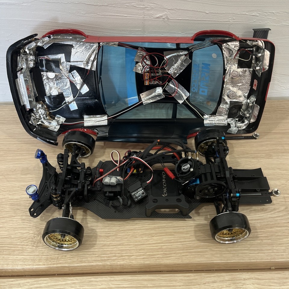 1/10 VERY RARE RC DRIFT YOKOMO YD-2PLUS chassis SET GOOD CONDITION ...