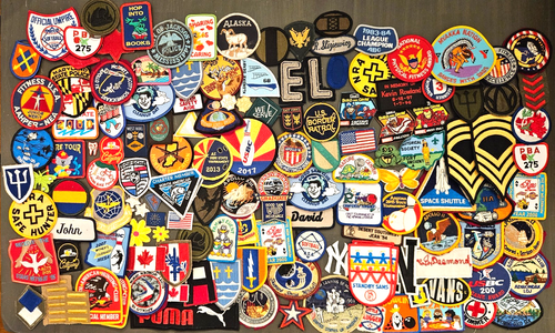 Huge Lot of 145 Random Patches Scouts Military Travel Souvenir Vintage ...