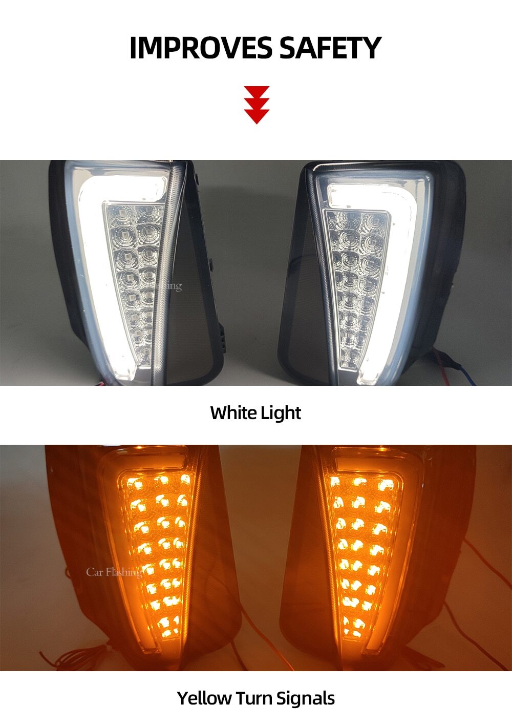 Toyota Prius ZVW30 LED DRL Daytime Running Lights Fog Lamps Bumper ...