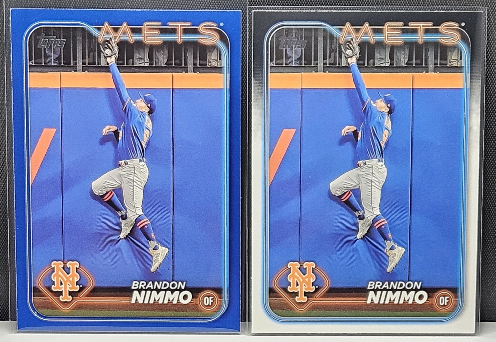 2024 Topps Series 1 Brandon Nimmo #59 Royal Blue Parallel/ Base Cards ...