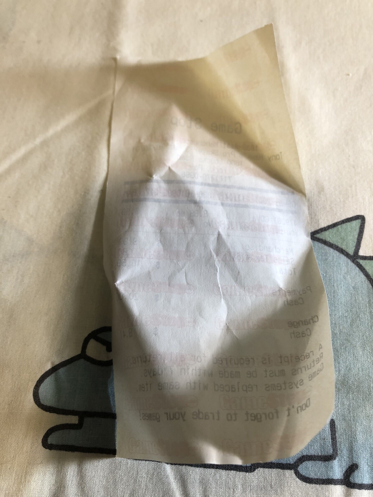 Vintage Game Stop Receipt 2001 You Don’t Know Jack York PA Tony Hawk ...