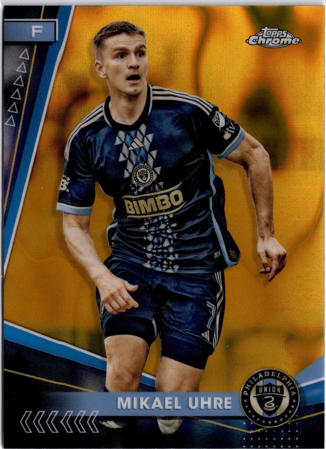 2024 Topps Chrome Mls - Mikael Uhre #123 Gold Lava Refractor for sale ...