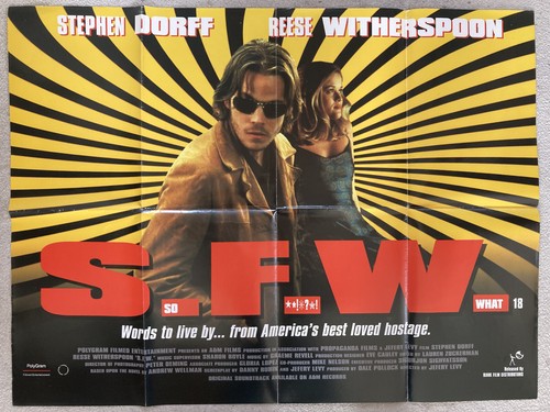 Cinema Poster: S.F.W. SFW 1995 (Quad) Stephen Dorff Reese Witherspoon ...