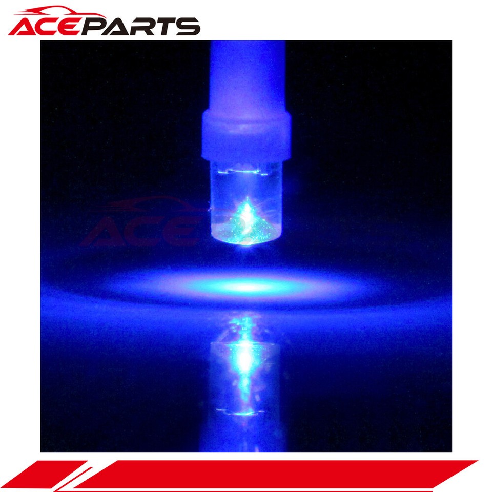 10x BLUE T5 INSTRUMENT CLUSTER PANEL GAUGE DASH LED BULB LIGHT 17 57 37 ...